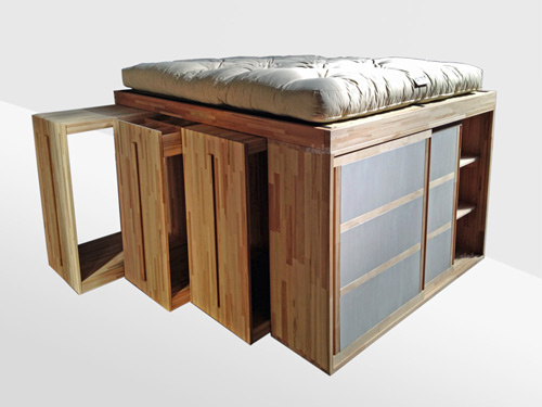 lit spazio 110 hauteur minimum de 110 cm.